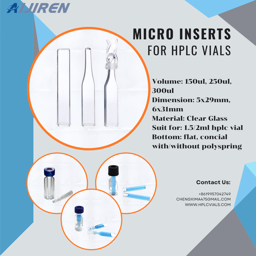 Micro Inserts for Hplc Vials--Aijiren Autosampler Vials