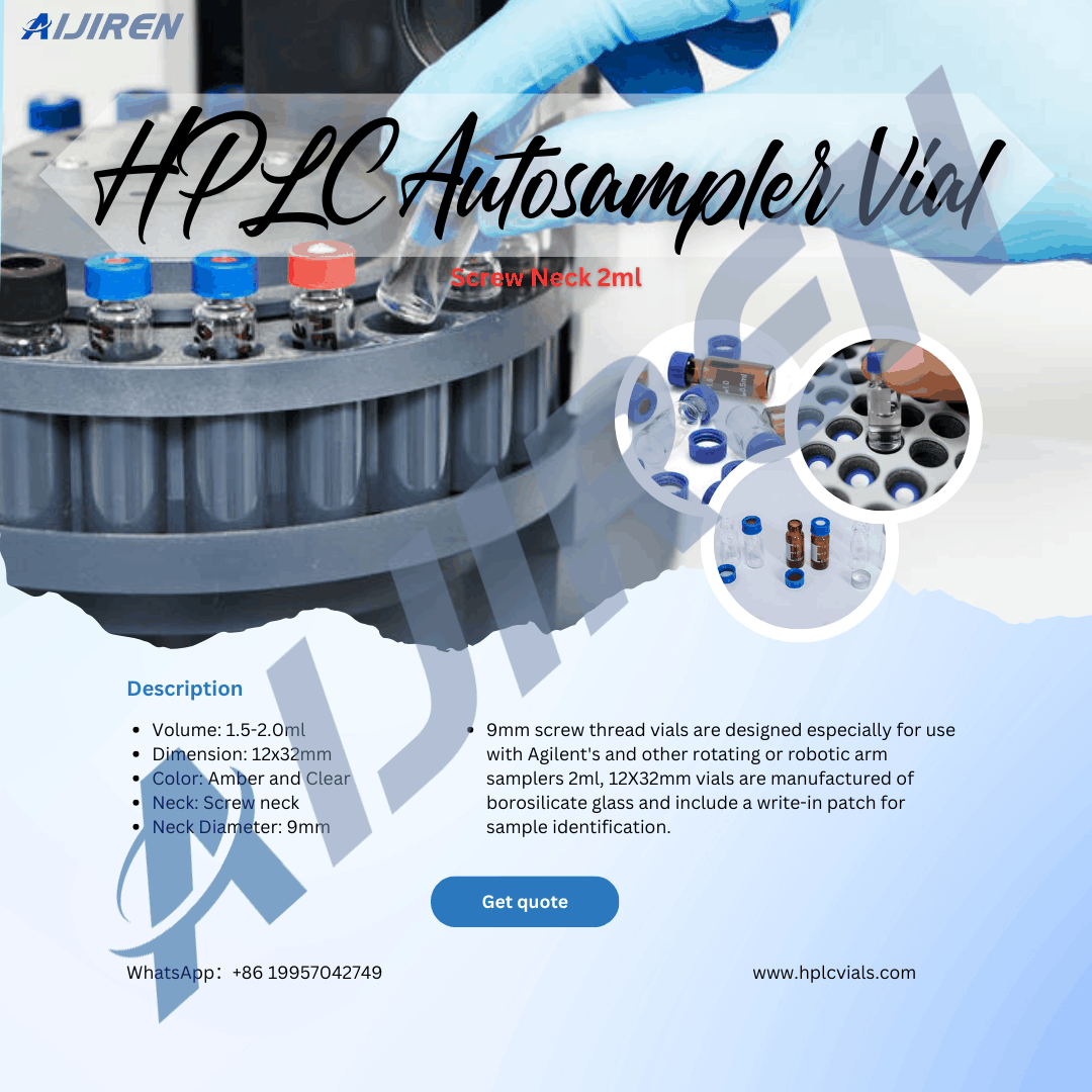HPLC Autosampler Vial--Aijiren Autosampler Vials