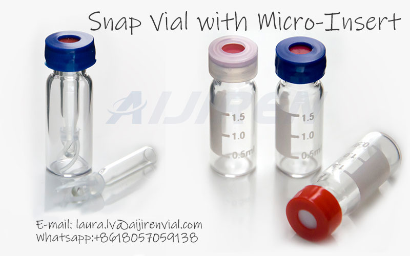 3 type of Micro-Insert suit for 2ml Vial--Aijiren HPLC Vials